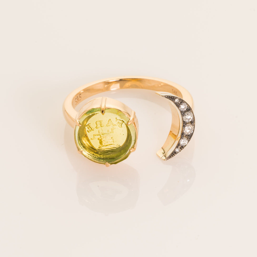 Fare Well Moon ring – Seal & Scribe
